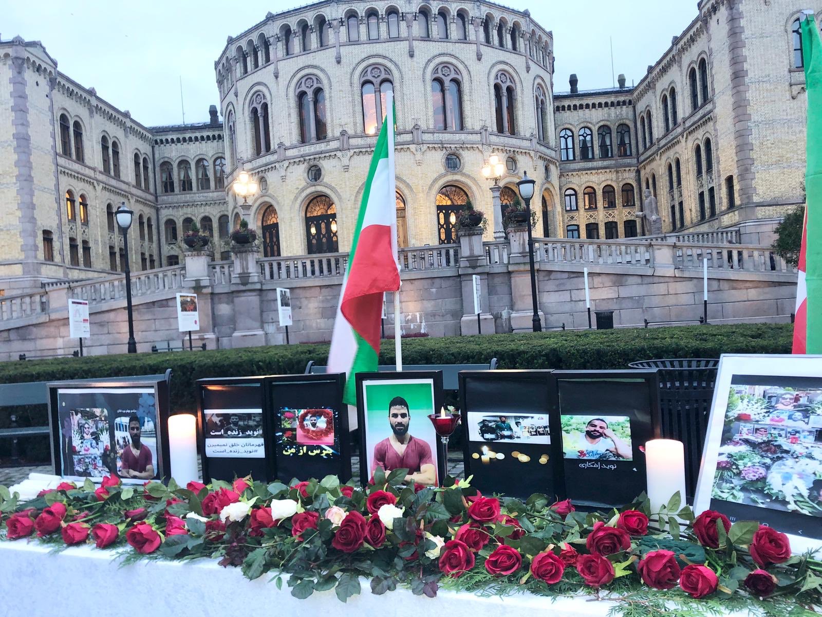 Norway: Iranians Gathered To Commemorate Navid Afkari and Condemn Iran ...