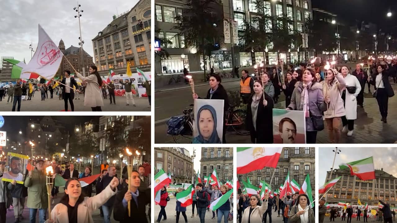 Amsterdam, the Netherlands—October 8, 2022: Iranian Resistance ...