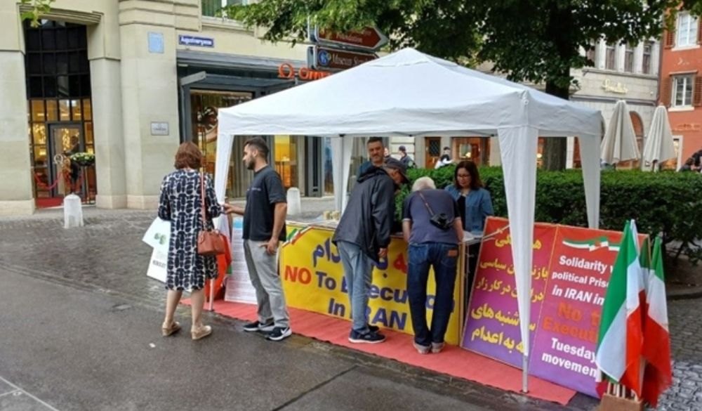 Zurich Exhibition Condemns Iran Executions, Backs NCRI as Democratic ...